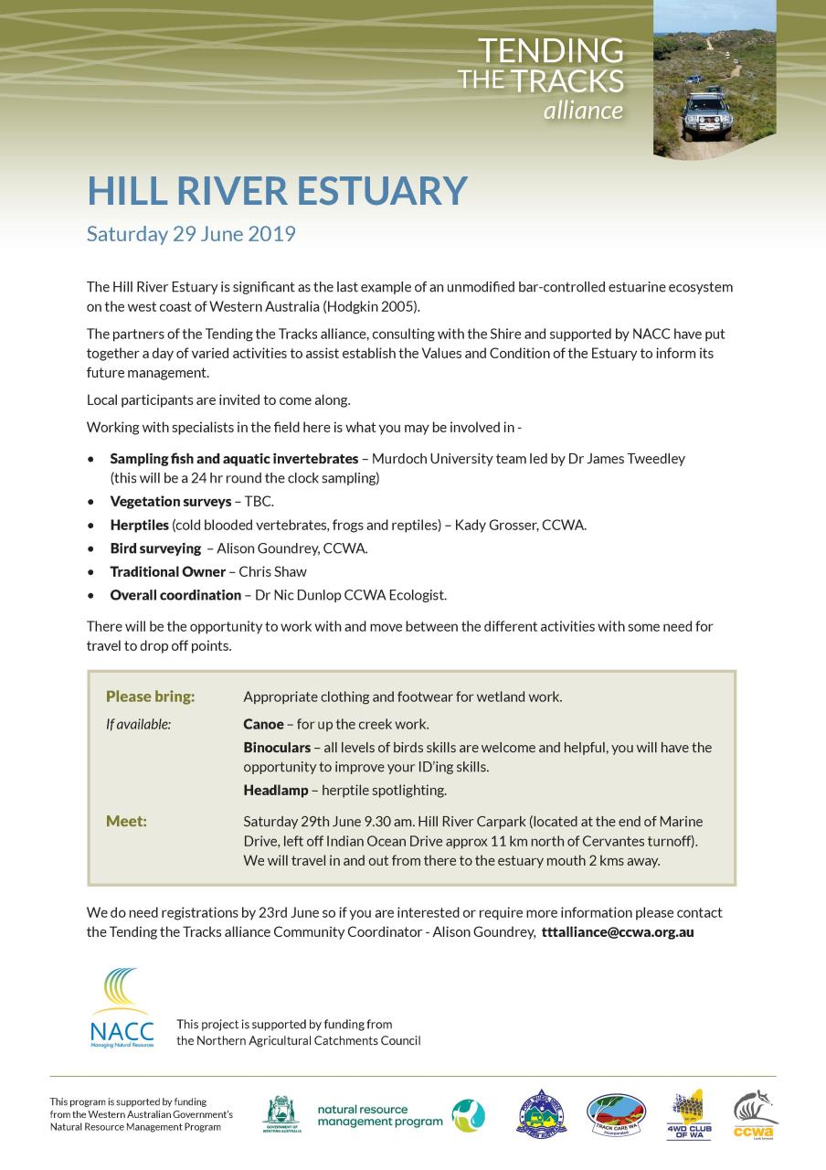 Hill River Estuary activities » Shire of Dandaragan